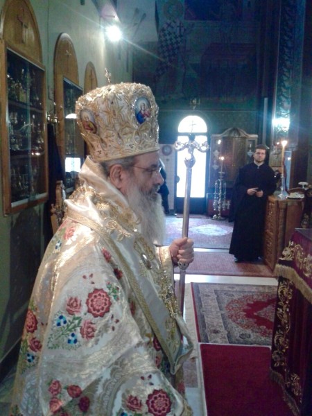 O ΜΗΤΡΟΠΟΛΙΤΗΣ ΒΡΕΣΘΕΝΗΣ ΣΤΟΝ ΑΓΙΟ ΑΧΙΛΛΙΟ – Ι.Μ. Λαρίσης & Τυρνάβου