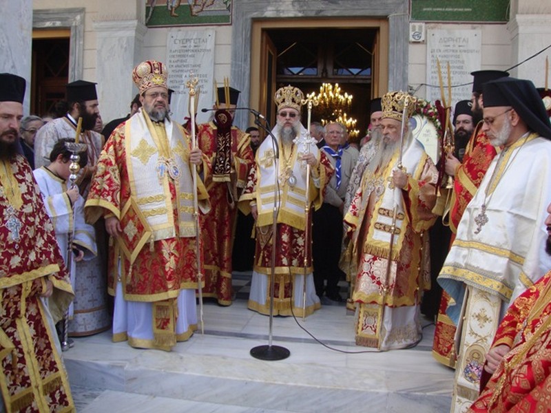 Ο ΜΗΤΡΟΠΟΛΙΤΗΣ ΜΑΣ ΣΤΟΝ ΑΓΙΟ ΔΗΜΗΤΡΙΟ ΚΗΦΙΣΙΑΣ – Ι.Μ. Λαρίσης & Τυρνάβου