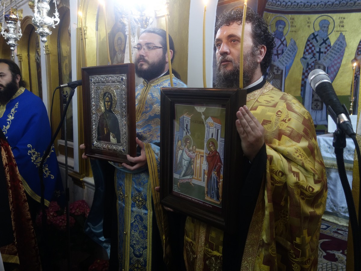 ΕΟΡΤΗ ΕΥΑΓΓΕΛΙΣΜΟΥ ΚΑΙ ΥΠΟΔΟΧΗ ΤΟΥ ΙΕΡΟΥ ΛΕΙΨΑΝΟΥ ΤΗΣ ΑΓΙΑΣ ΣΟΦΙΑΣ ΤΗΣ ...