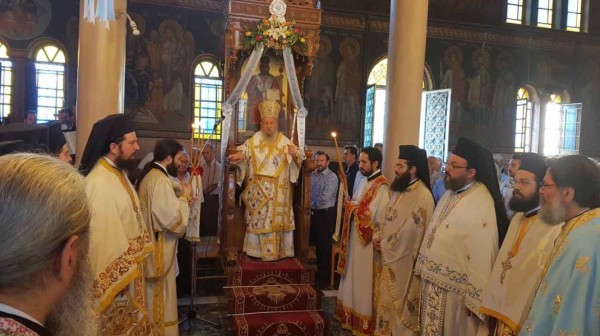 Η ΕΟΡΤΗ ΤΗΣ ΑΓΙΑΣ ΤΡΙΑΔΟΣ ΣΤΟΝ ΠΑΝΗΓΥΡΙΖΟΝΤΑ ΙΕΡΟ ΝΑΟ ΤΗΣ ΣΤΗΝ ΛΑΡΙΣΑ ...
