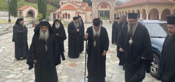 Ο Μακαριώτατος στην Ιερά Κομνήνειο Μονή Κοιμήσεως Θεοτόκου και Αγίου ...